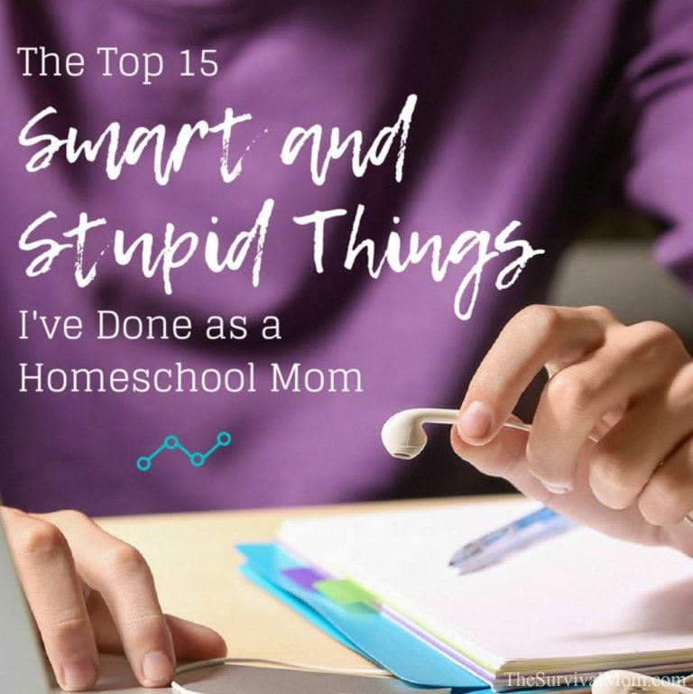 The Top 15 Smart and Stupid Things I've Done as a Homeschool Mom - The ...