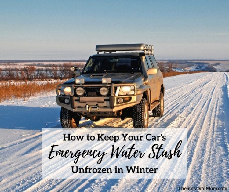 How to Keep Emergency Water in Your Vehicle Unfrozen During Winter