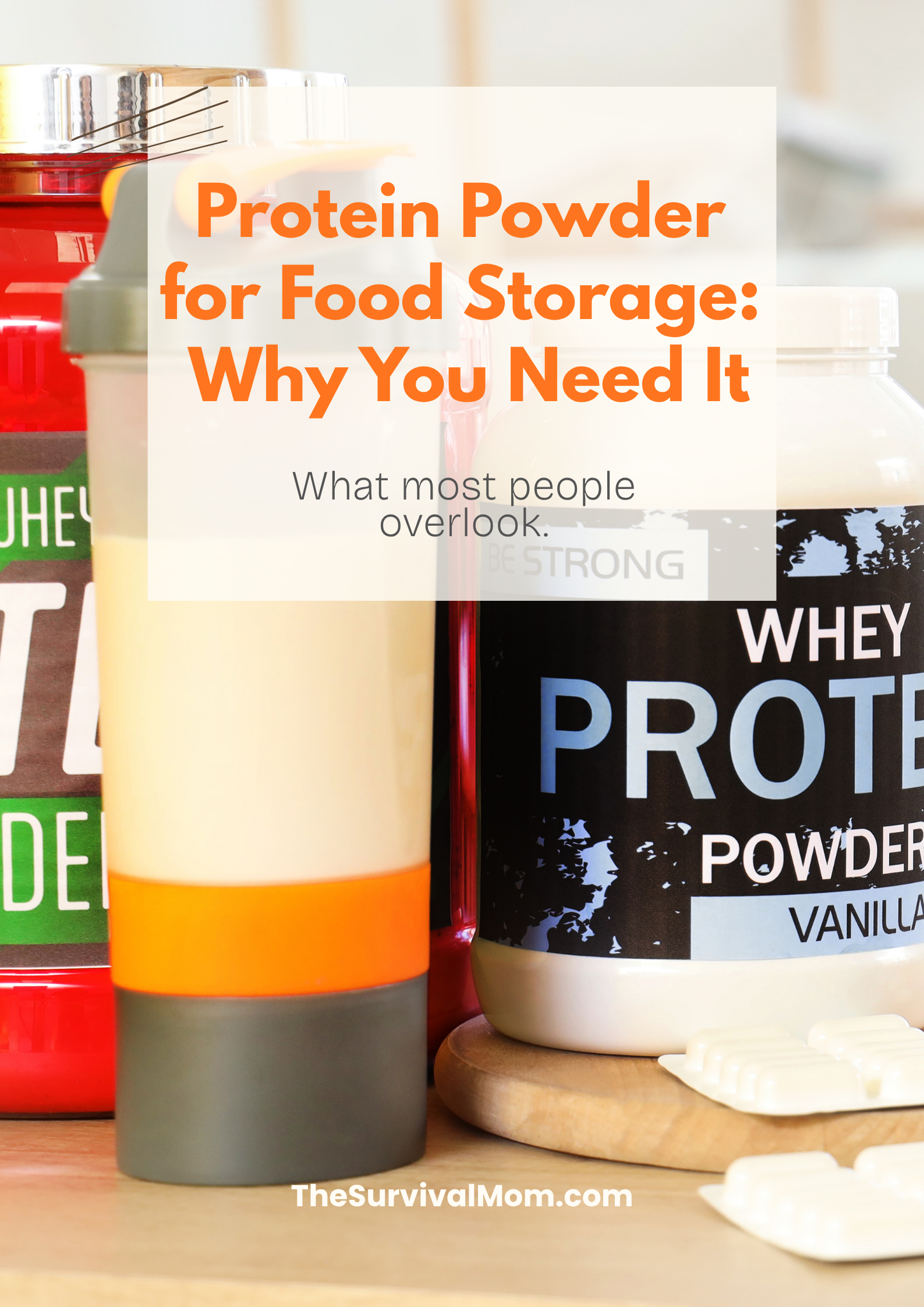 How to Store Protein Powder for Long-Term Food Storage - The Survival Mom
