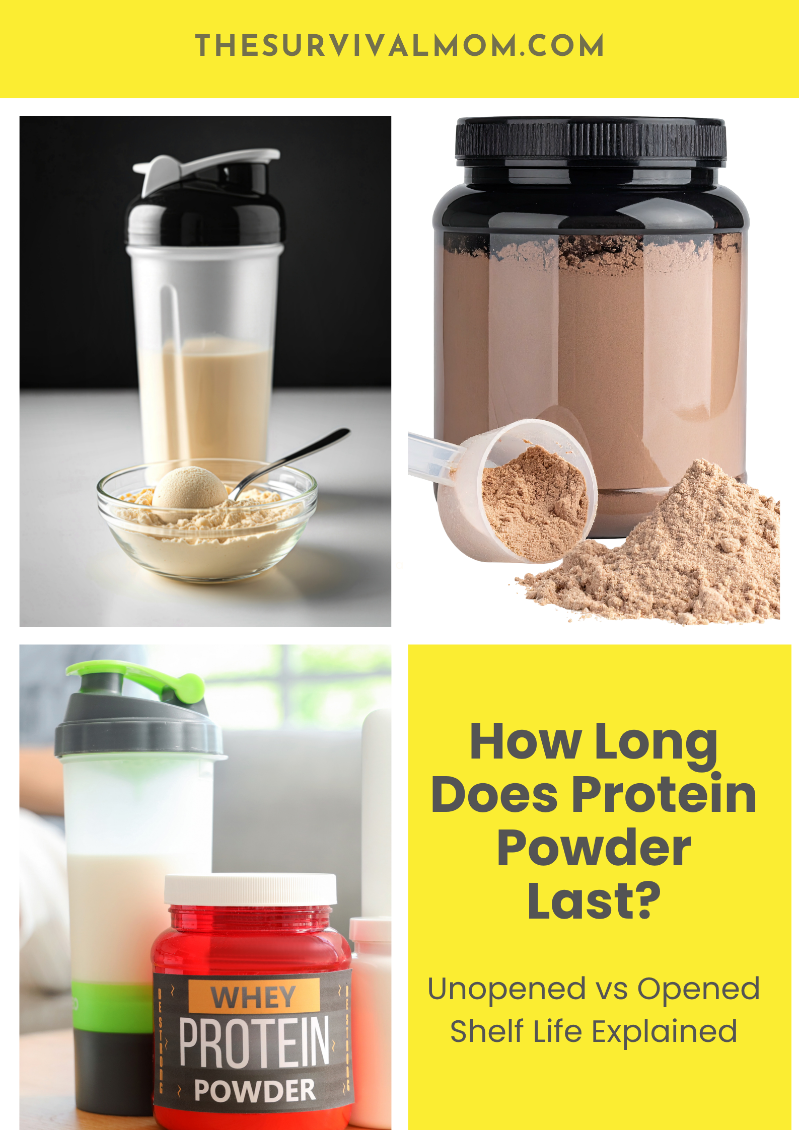 How to Store Protein Powder for Long-Term Food Storage - The Survival Mom